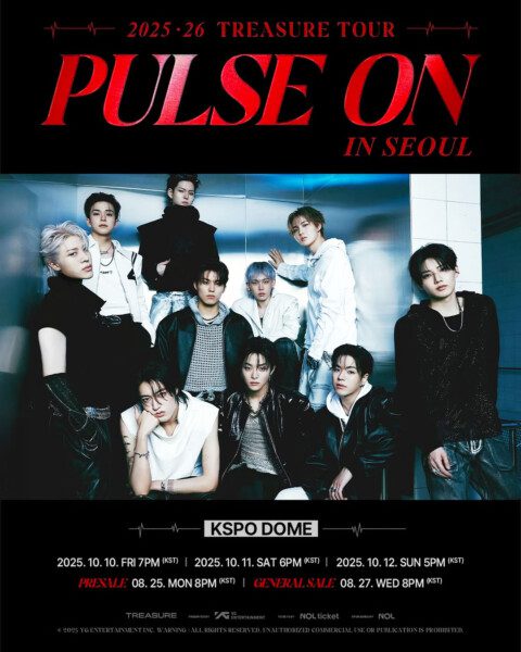 TREASURE Unveils Third Mini Album ‘LOVE PULSE’ with Seoul Concerts and ...
